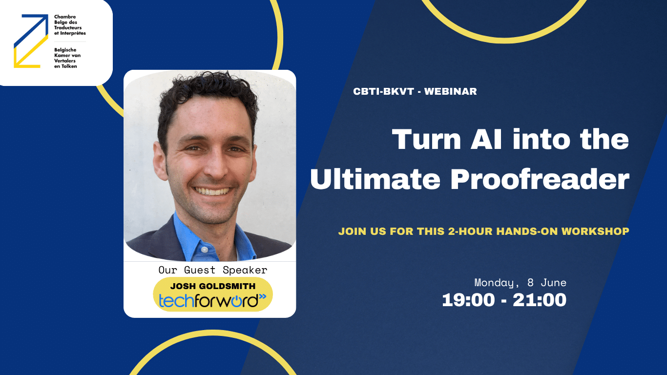 [EN] WEBINAR – Turn AI into the Ultimate Proofreader with Josh ...