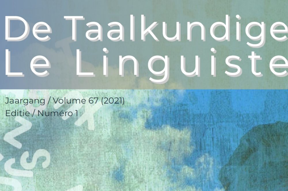 De Taalkundige / Le Linguiste 2021-1 – Chambre Belge des Traducteurs et ...