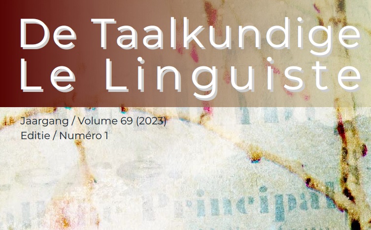 De Taalkundige / Le Linguiste 2023-1 – Chambre Belge des Traducteurs et ...